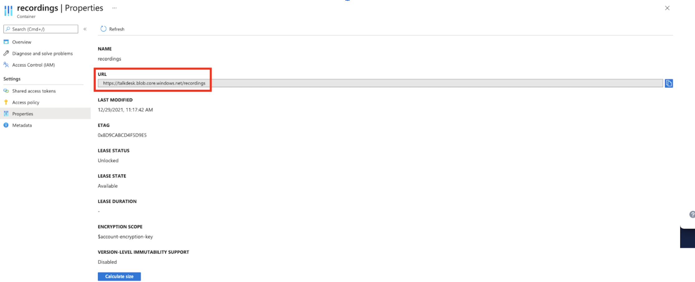 [storage And Retention] Setting Up A Custom Microsoft Azure Storage