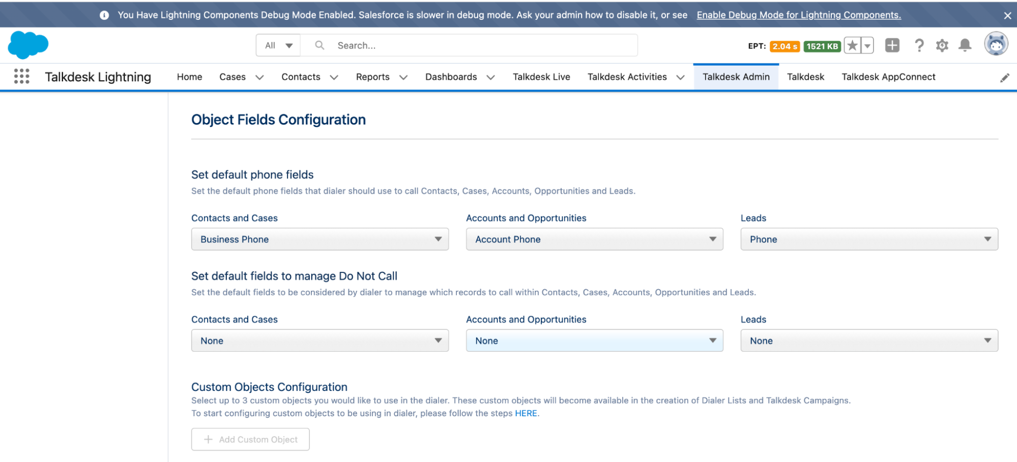 Setting up Talkdesk Dialer for Salesforce – Knowledge Base
