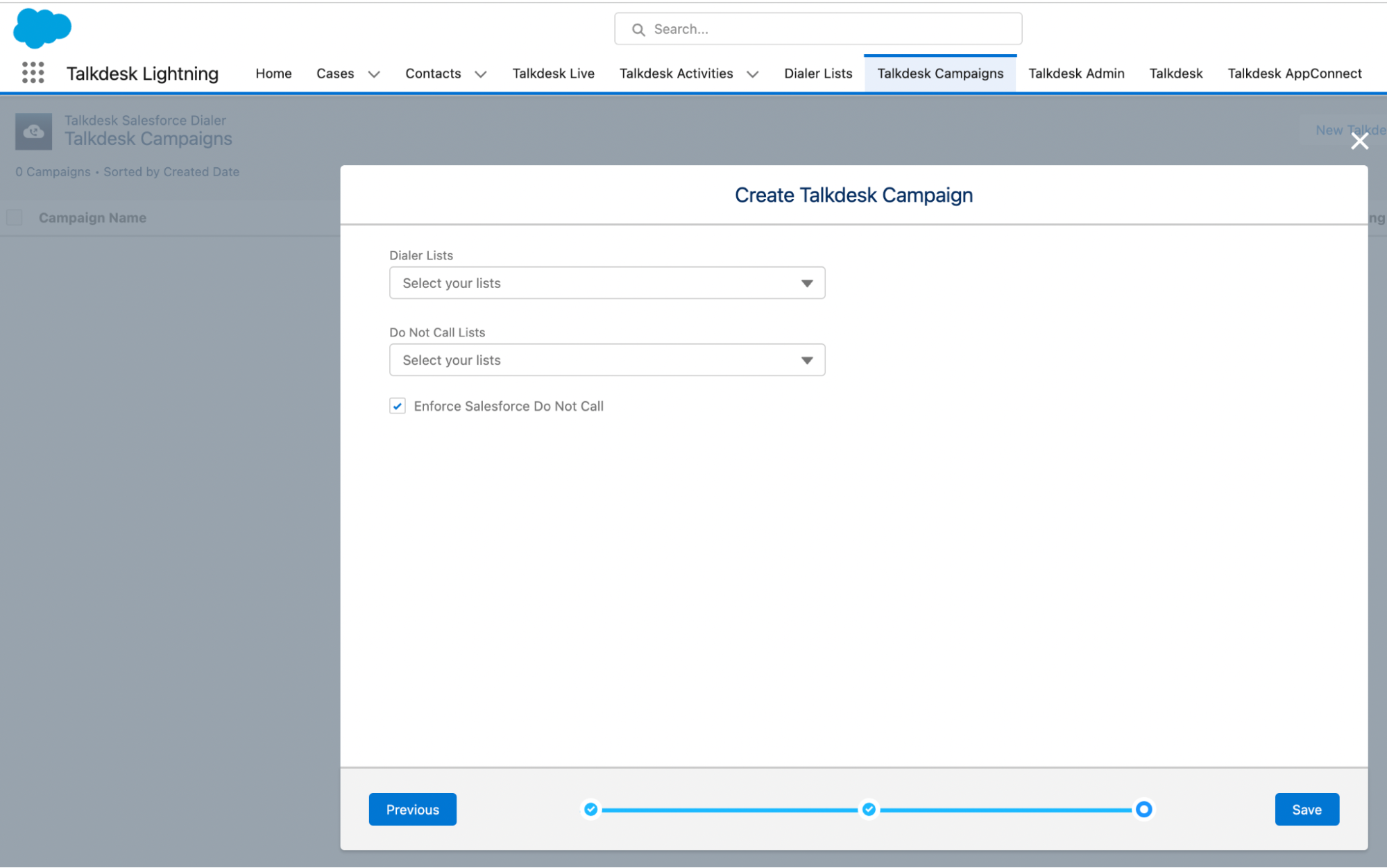 Configurar Talkdesk Dialer for Salesforce – Knowledge Base