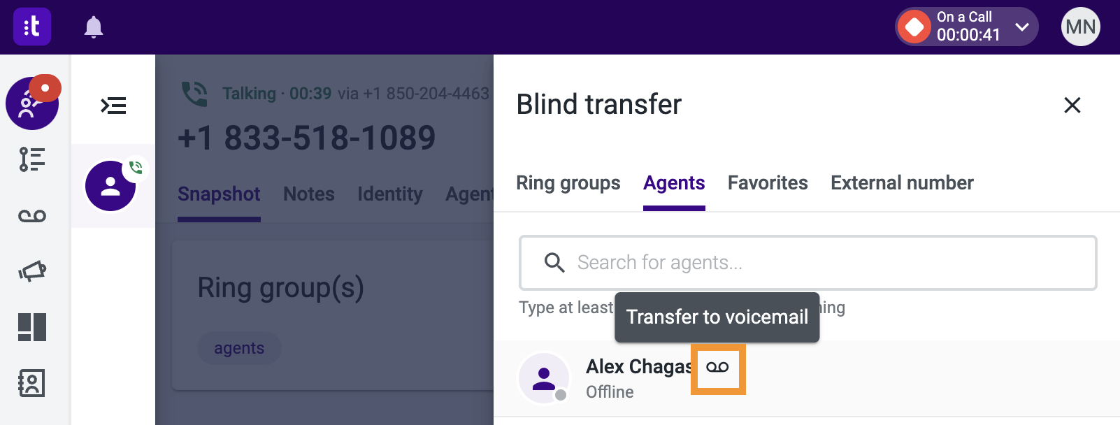 Conversations (Voice Channel): Features Guide – Knowledge Base