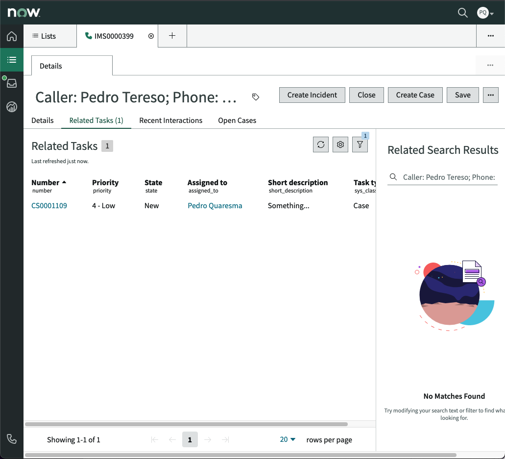 Uso de Relate To en Talkdesk ServiceNow Connector (Conversations ...
