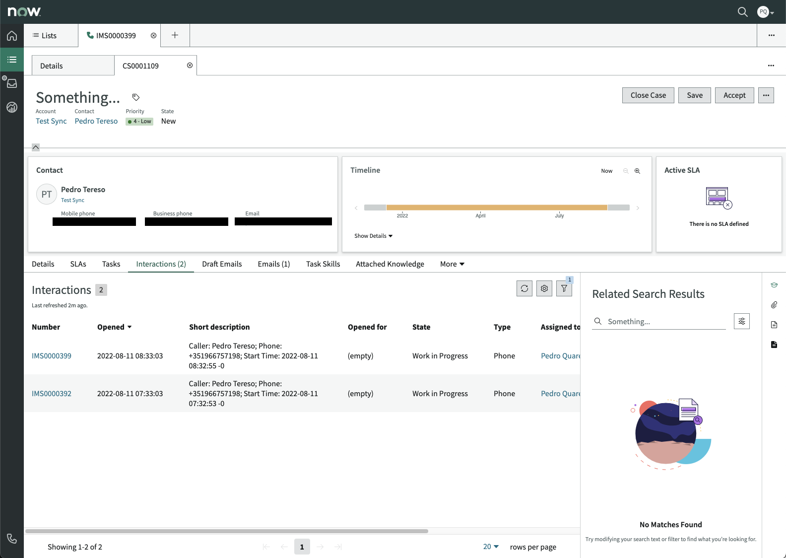 Uso de Relate To en Talkdesk ServiceNow Connector (Conversations ...