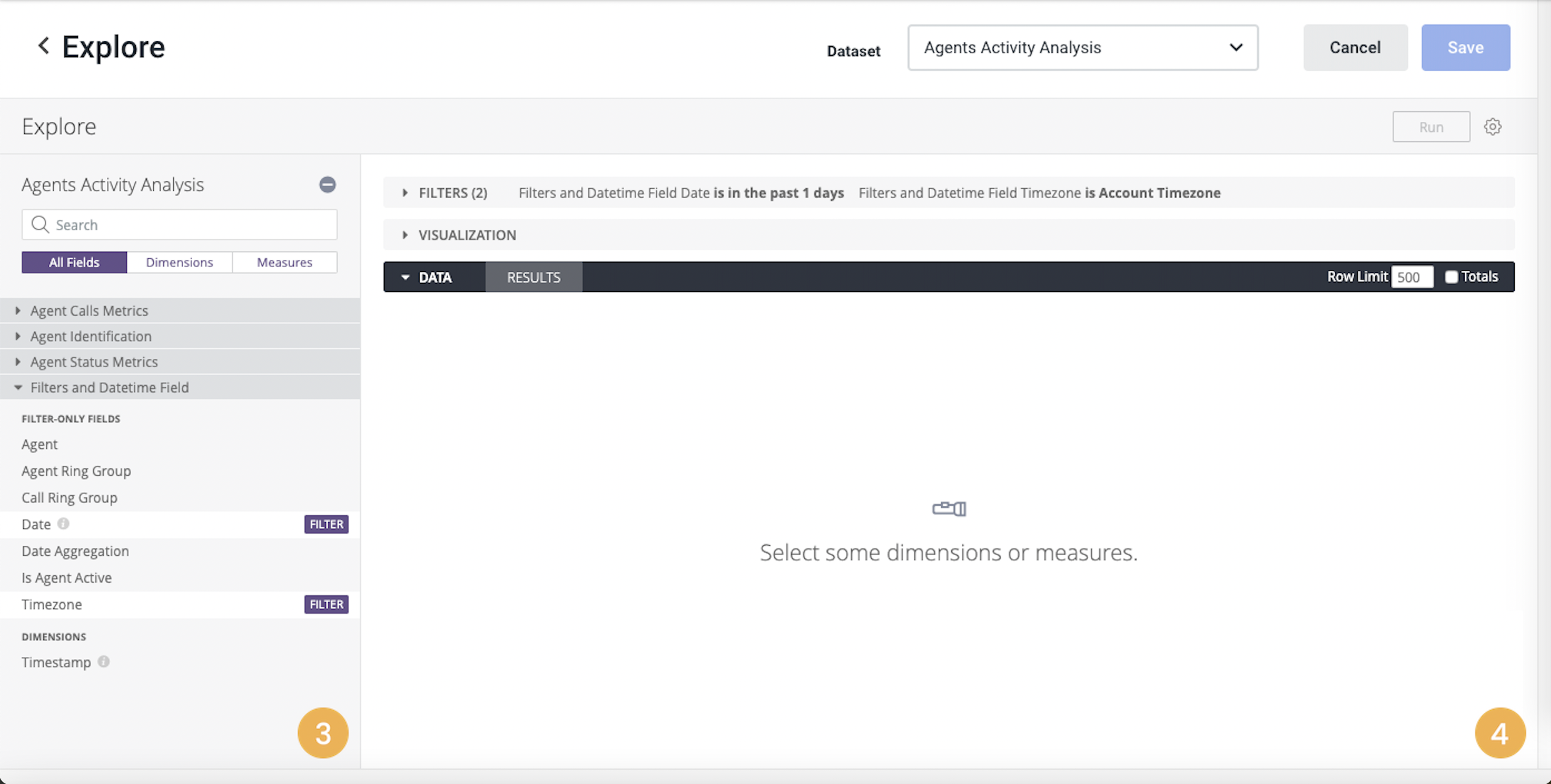Informes del Explore Custom Create – Knowledge Base